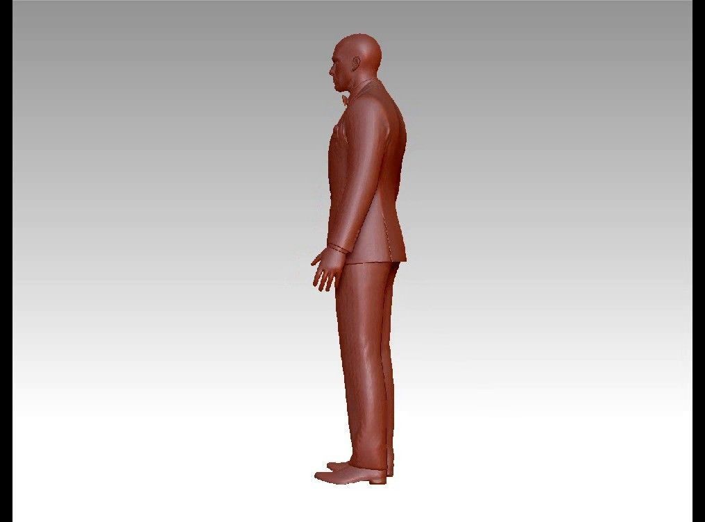 Agent hitman 3D model 3D printable | CGTrader