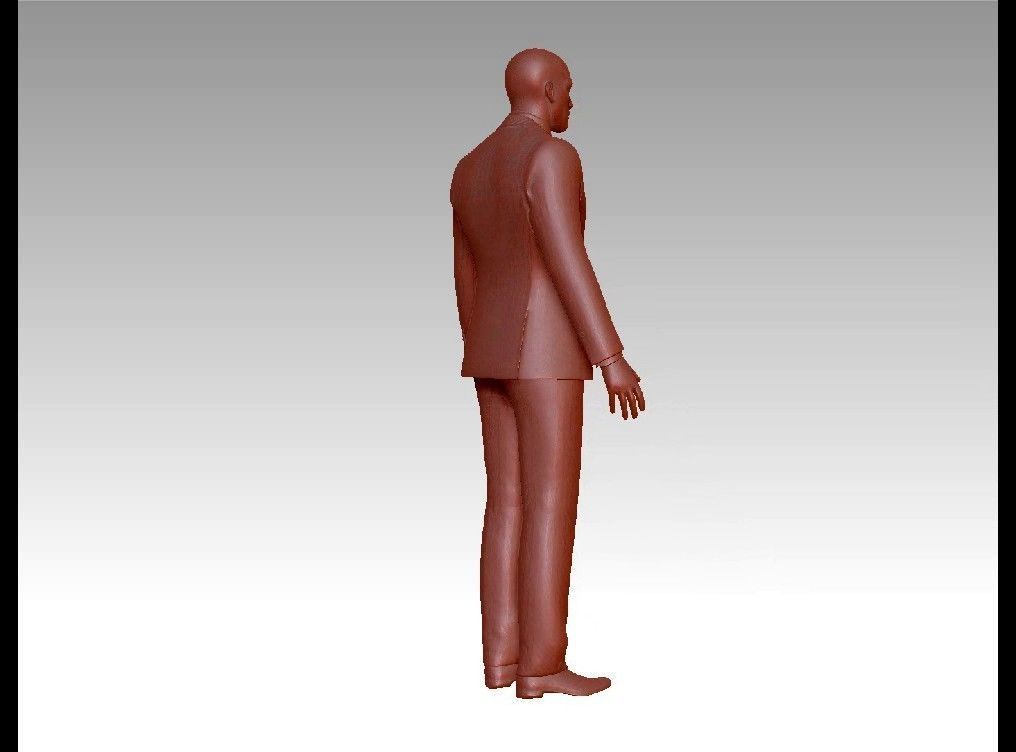 Agent hitman 3D model 3D printable | CGTrader