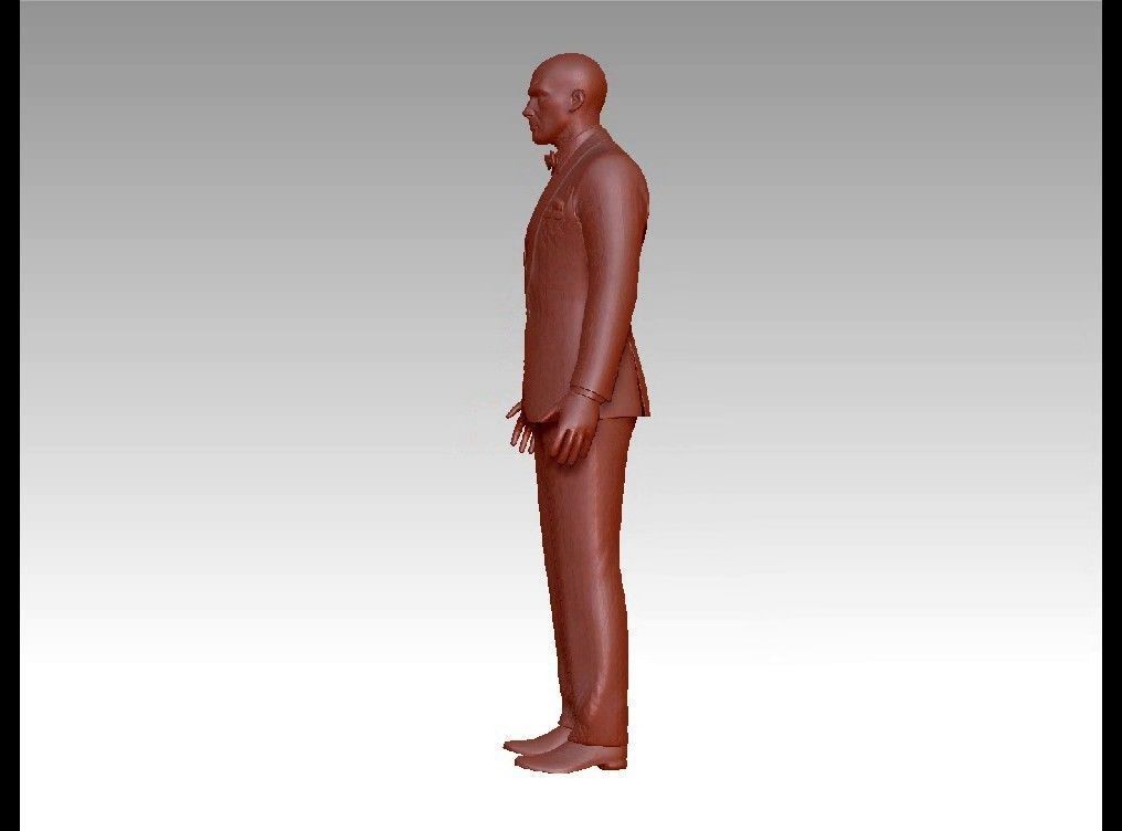 Agent hitman 3D model 3D printable | CGTrader