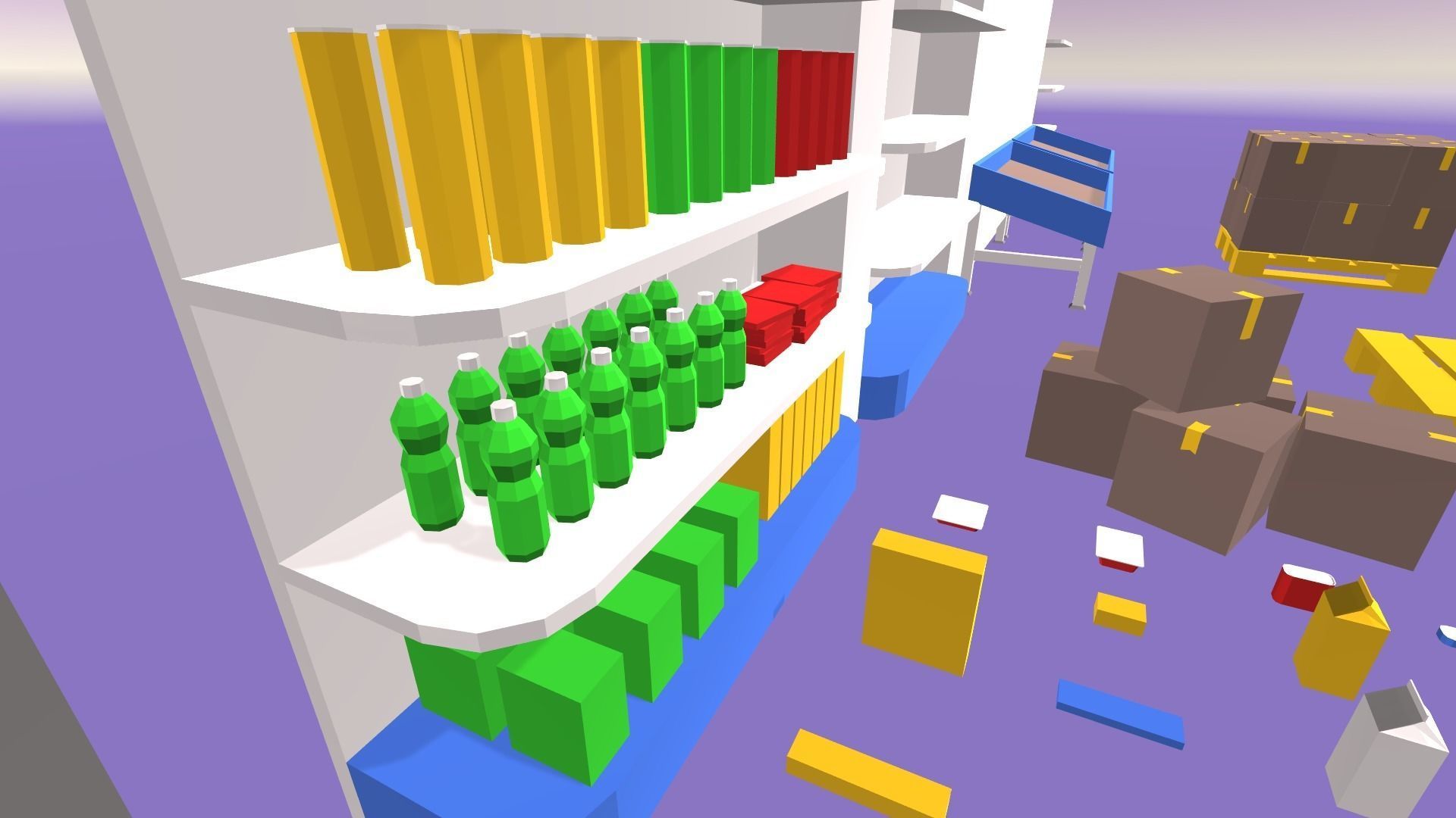 3D model Stylized lowpoly supermarket props VR / AR / low-poly | CGTrader