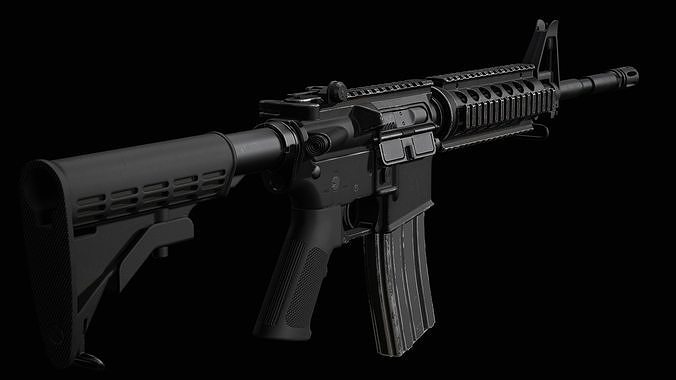 3D model M4 - Carbine VR / AR / low-poly | CGTrader