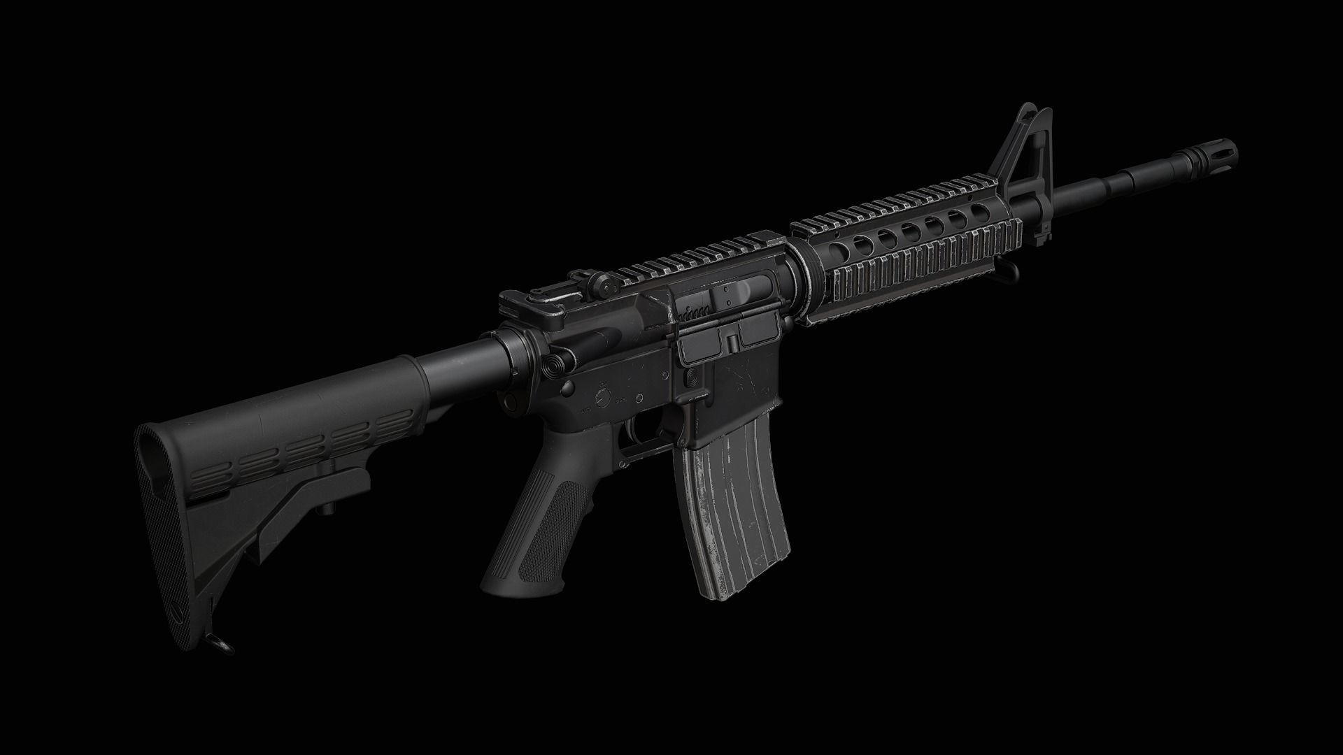 3D model M4 - Carbine VR / AR / low-poly | CGTrader