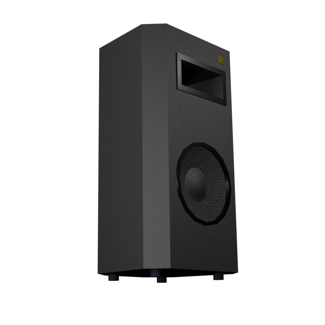 PA Speaker Low-Poly free VR / AR / low-poly 3D model | CGTrader