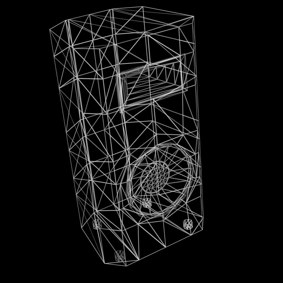 PA Speaker Low-Poly free VR / AR / low-poly 3D model | CGTrader
