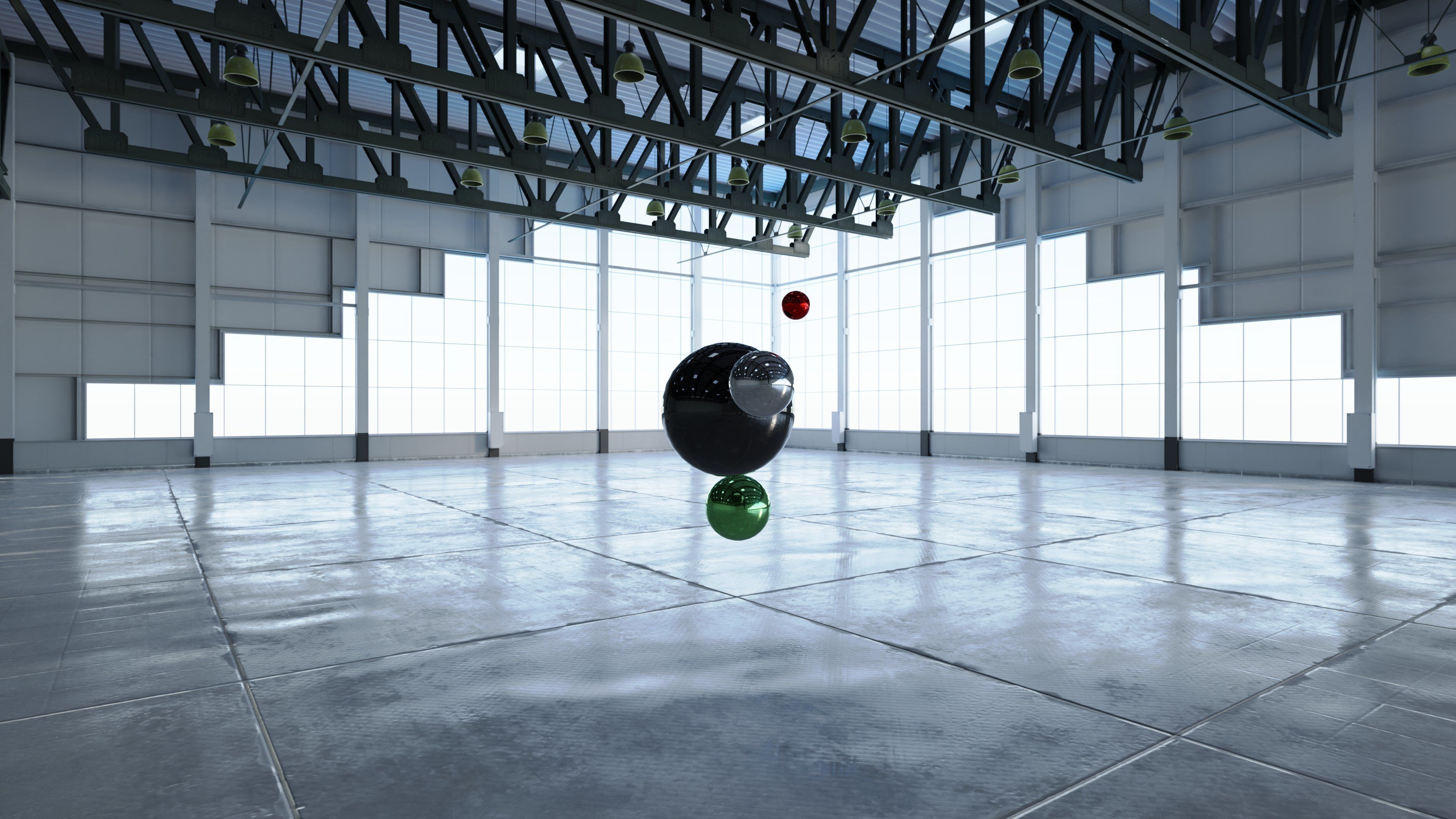 Texture HDRI - Warehouse Interior 4 v2 VR / AR / low-poly | CGTrader