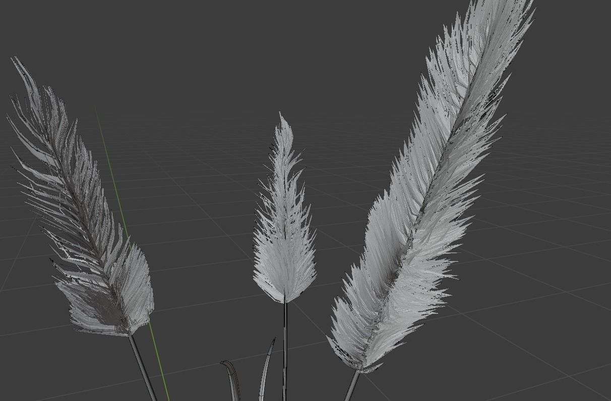 Reed Decoration 3D model | CGTrader