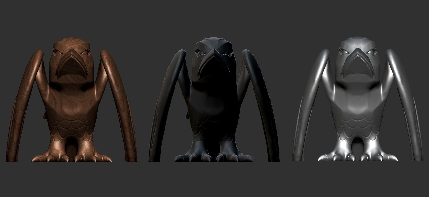 Free Stylized Raven 3D print ready free 3D model 3D printable | CGTrader