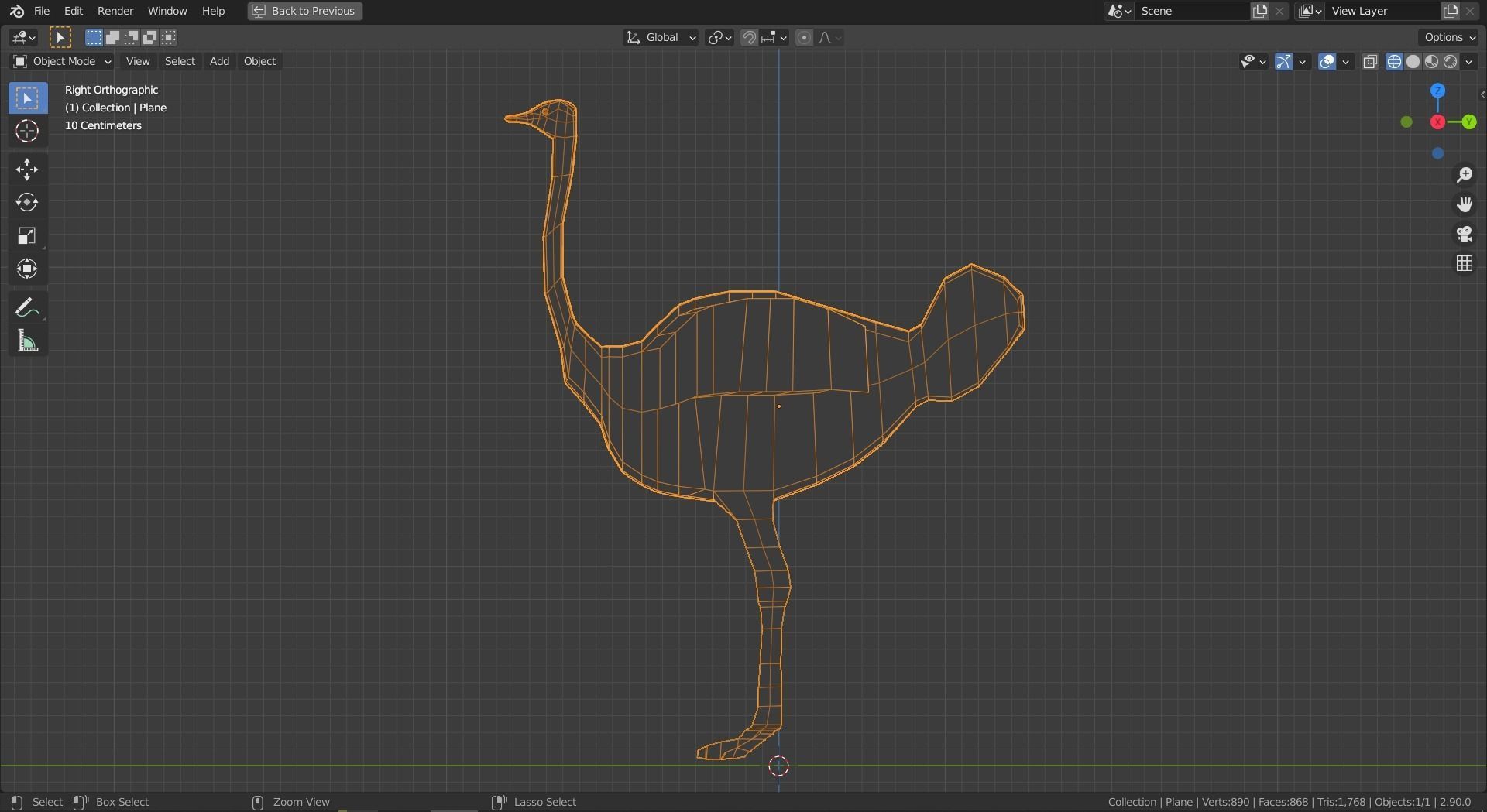 3D model Cartoon Ostrich VR / AR / low-poly | CGTrader