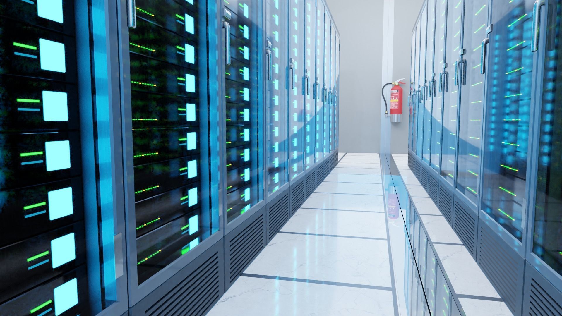 Data center server 3D model | CGTrader