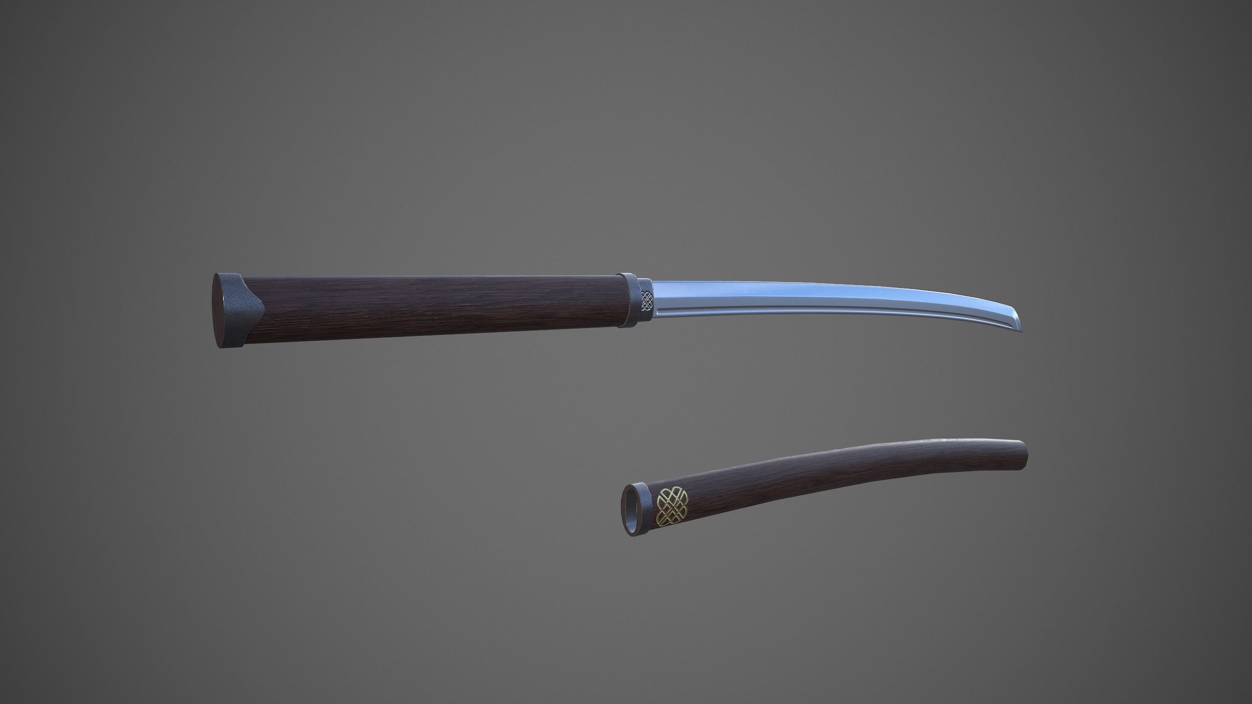 Ninja sword free VR / AR / low-poly 3D model | CGTrader
