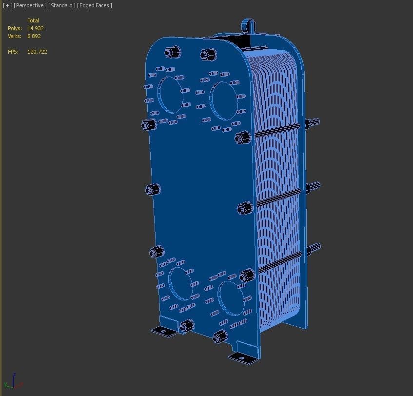 Heat exchanger 3D model | CGTrader