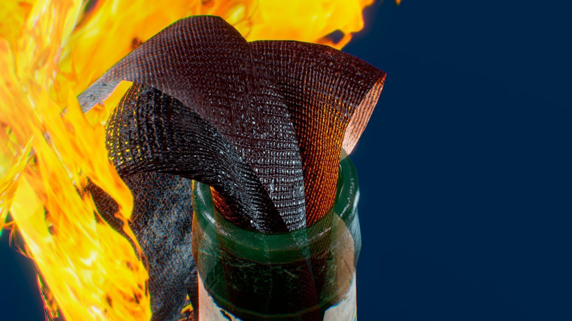 3D model Molotov cocktail VR / AR / low-poly | CGTrader