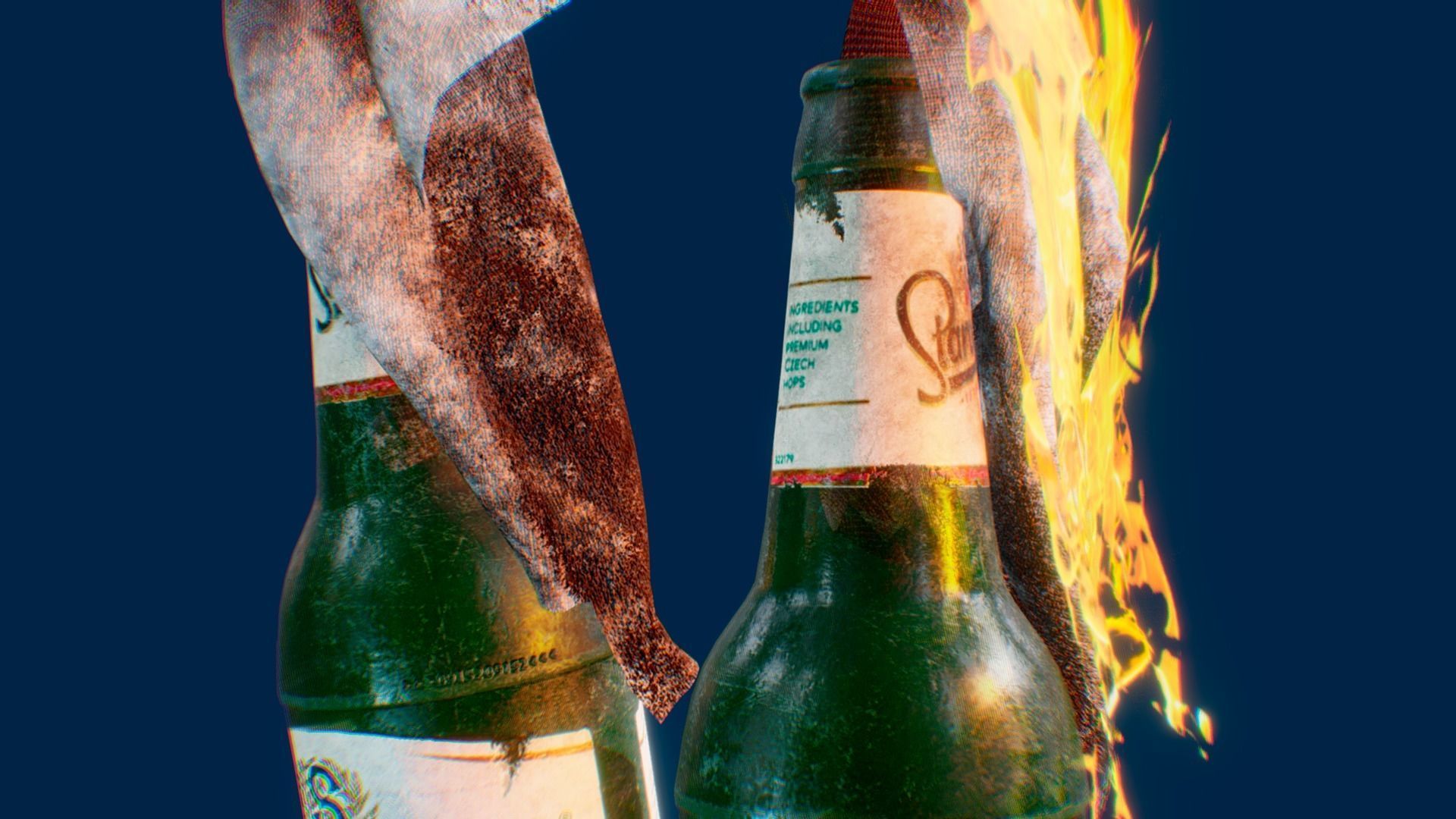 3D model Molotov cocktail VR / AR / low-poly | CGTrader
