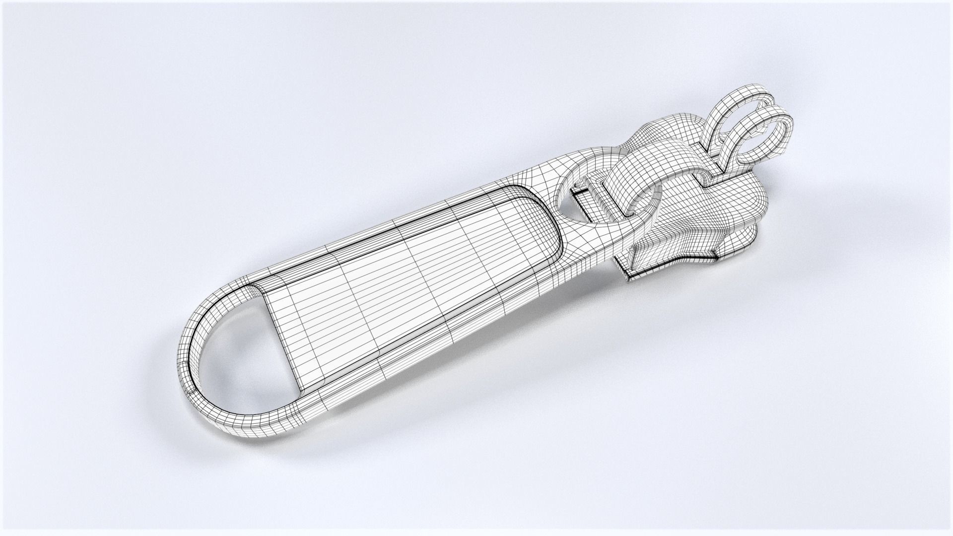 Zipper Puller with Slider 004 free VR / AR / low-poly 3D model | CGTrader