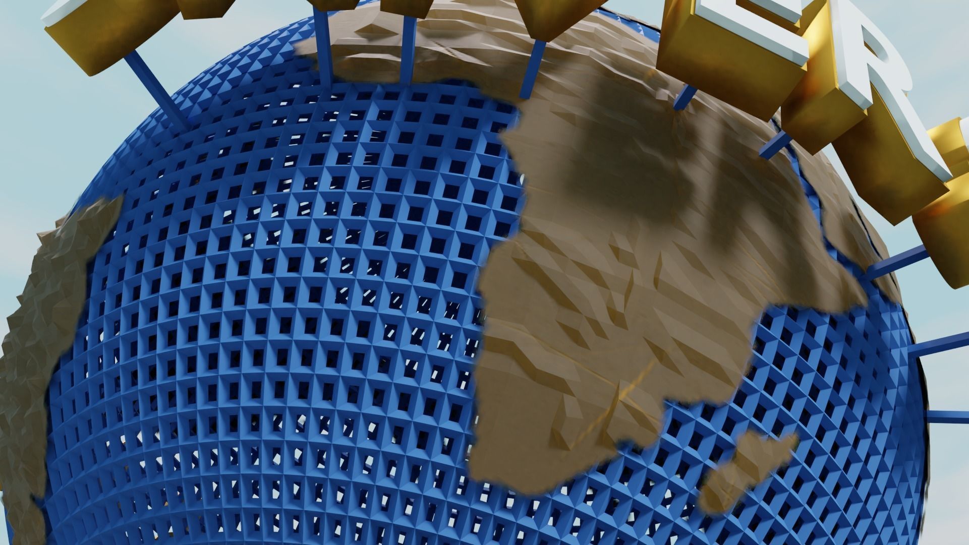 Universal Studios Globe 3D model | CGTrader