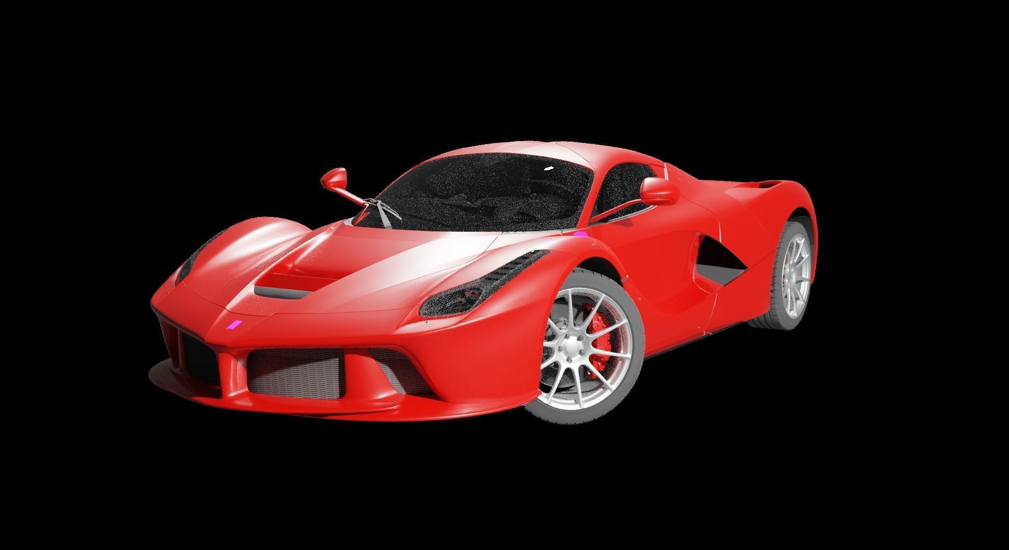 Ferrari LaFerrari 3D model rigged | CGTrader
