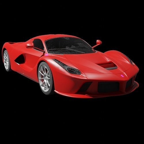 Ferrari LaFerrari 3D model rigged | CGTrader