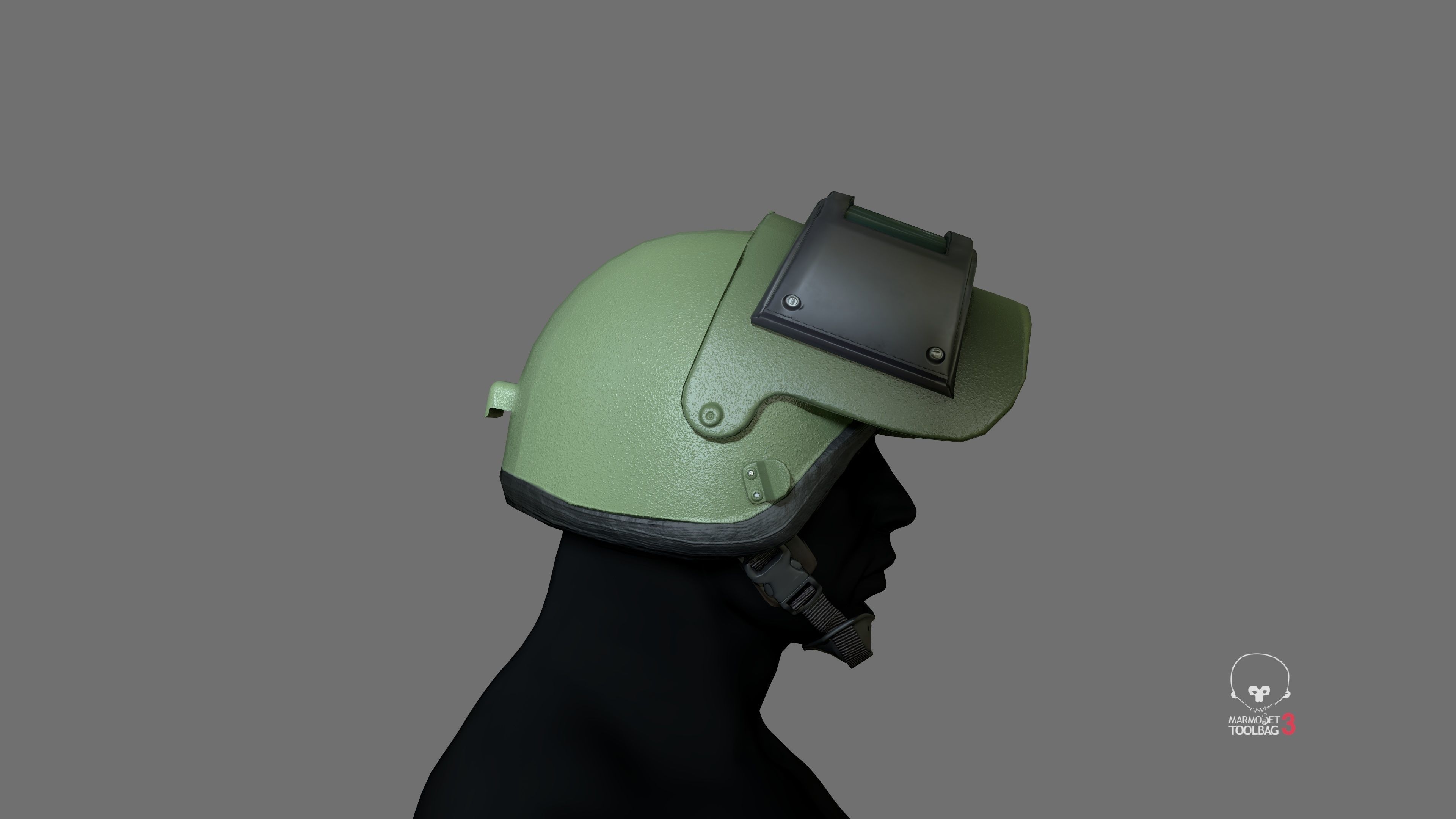 3D model Russian Assault Helmet PSH-77 low-poly 3d model VR / AR / low ...
