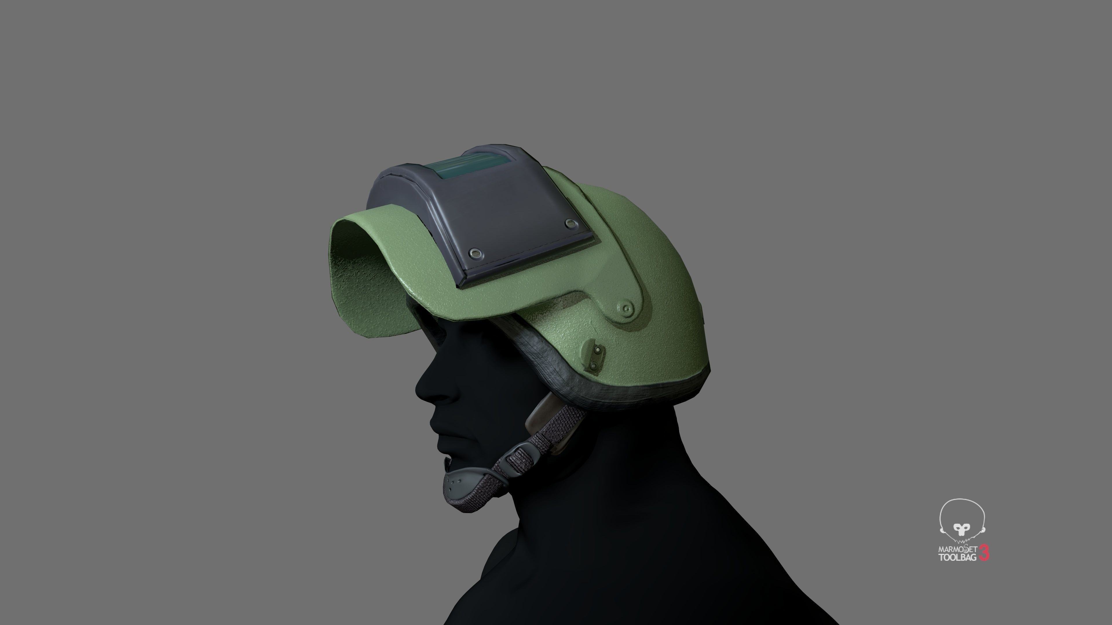 3D model Russian Assault Helmet PSH-77 low-poly 3d model VR / AR / low ...