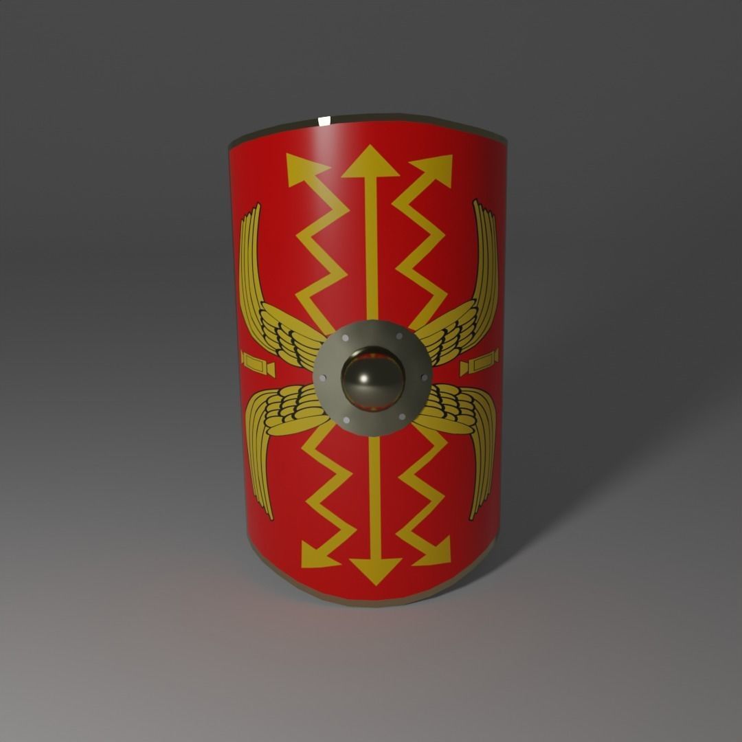 Scutum - Shield free 3D model | CGTrader