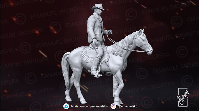 ARTHUR MORGAN 3D model 3D printable | CGTrader