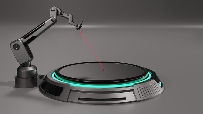 Sci-fi Laser Cutter 3D model | CGTrader
