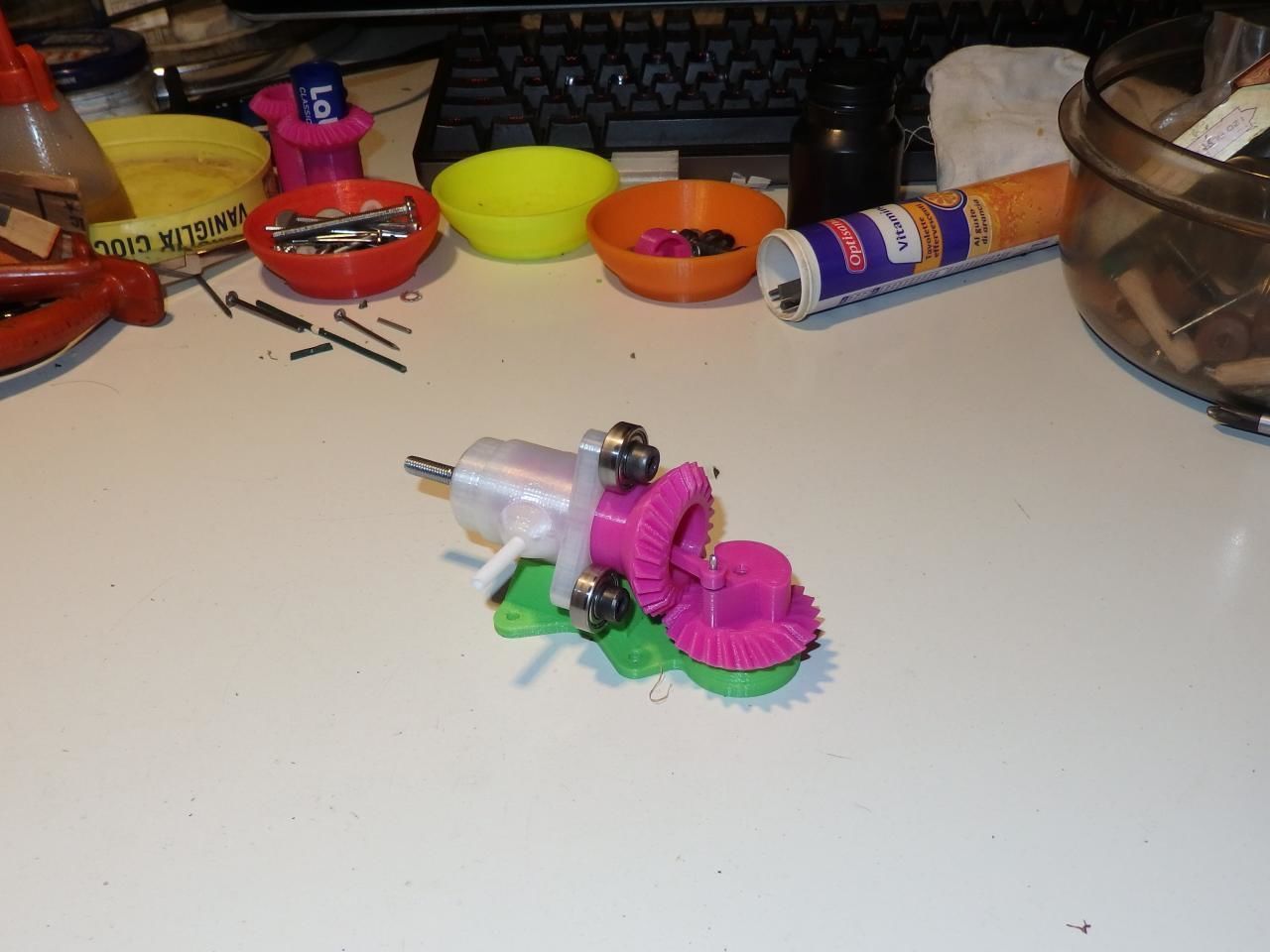 Air engine with rotating cylinder and Labello piston 3D model 3D ...
