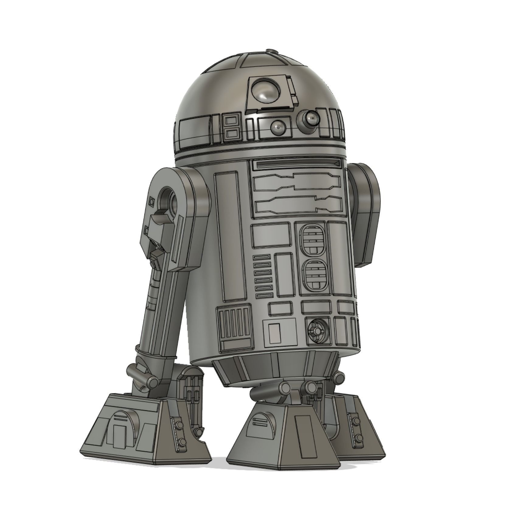 Star Wars R2D2 Figure 3D model 3D printable | CGTrader