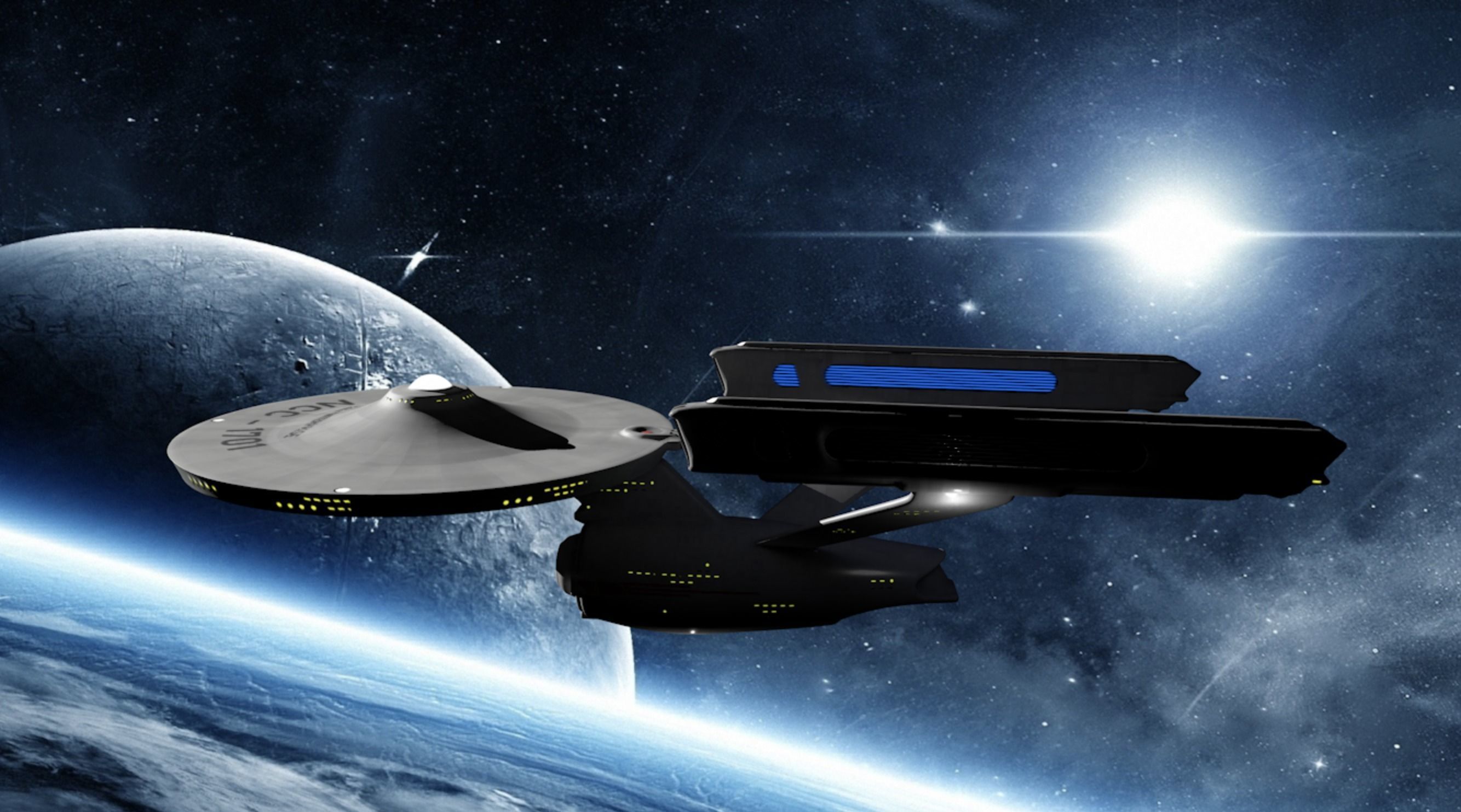 Enterprise star trek ship 3D model | CGTrader
