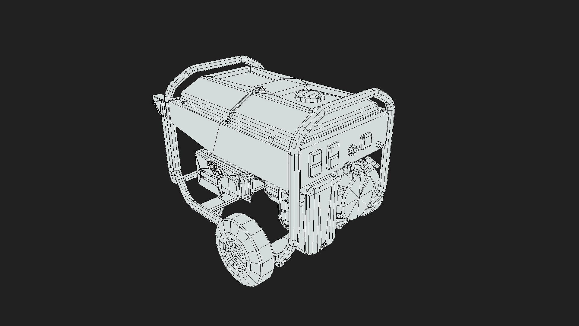 3D model Electric generator - CAT RP 5500 VR / AR / low-poly | CGTrader