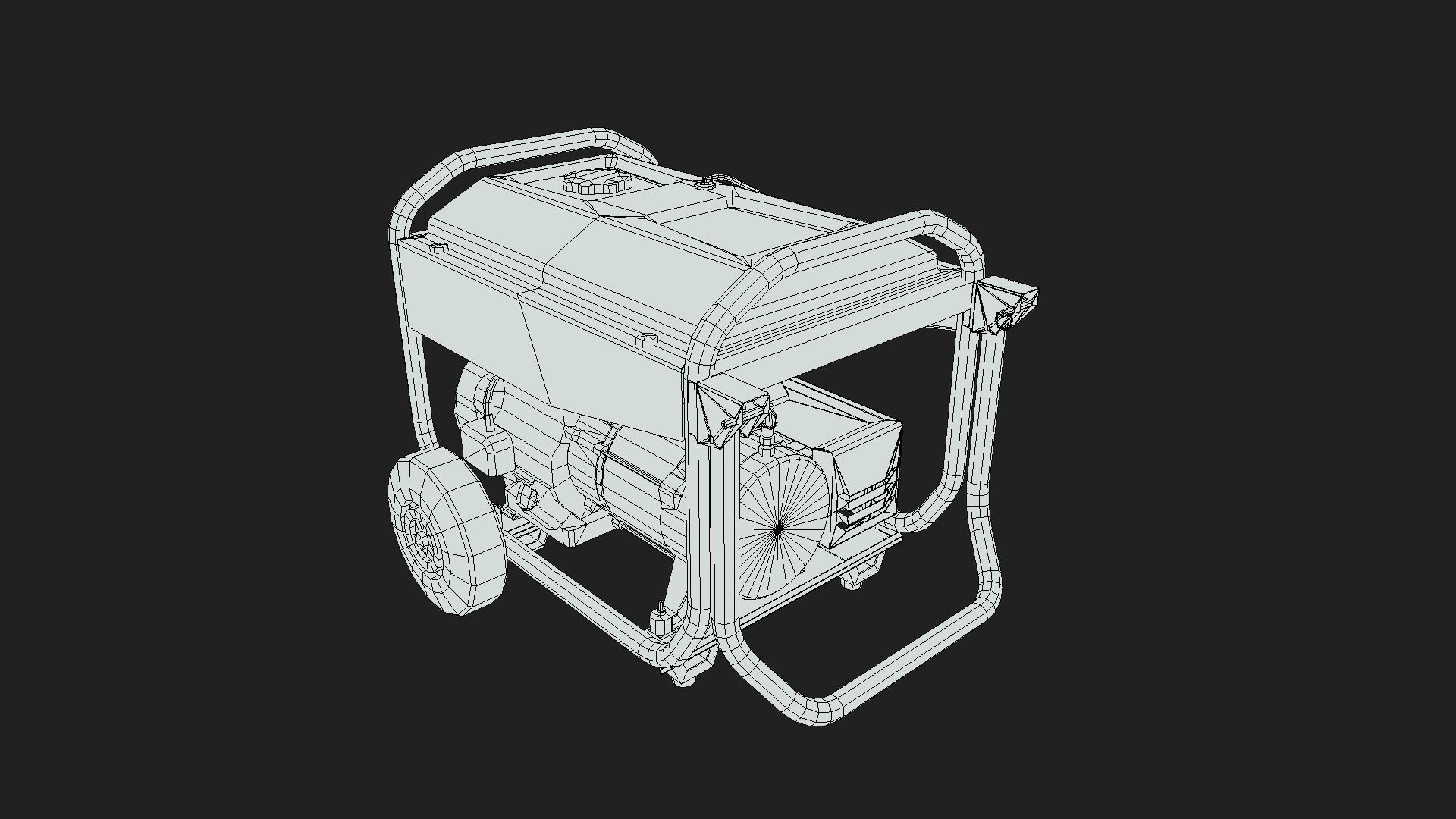 3D model Electric generator - CAT RP 5500 VR / AR / low-poly | CGTrader