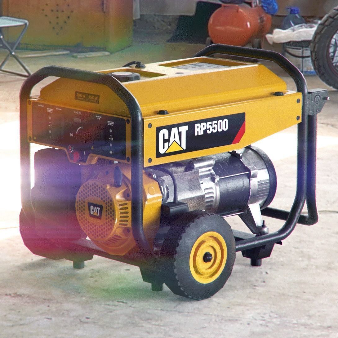 3D model Electric generator - CAT RP 5500 VR / AR / low-poly | CGTrader