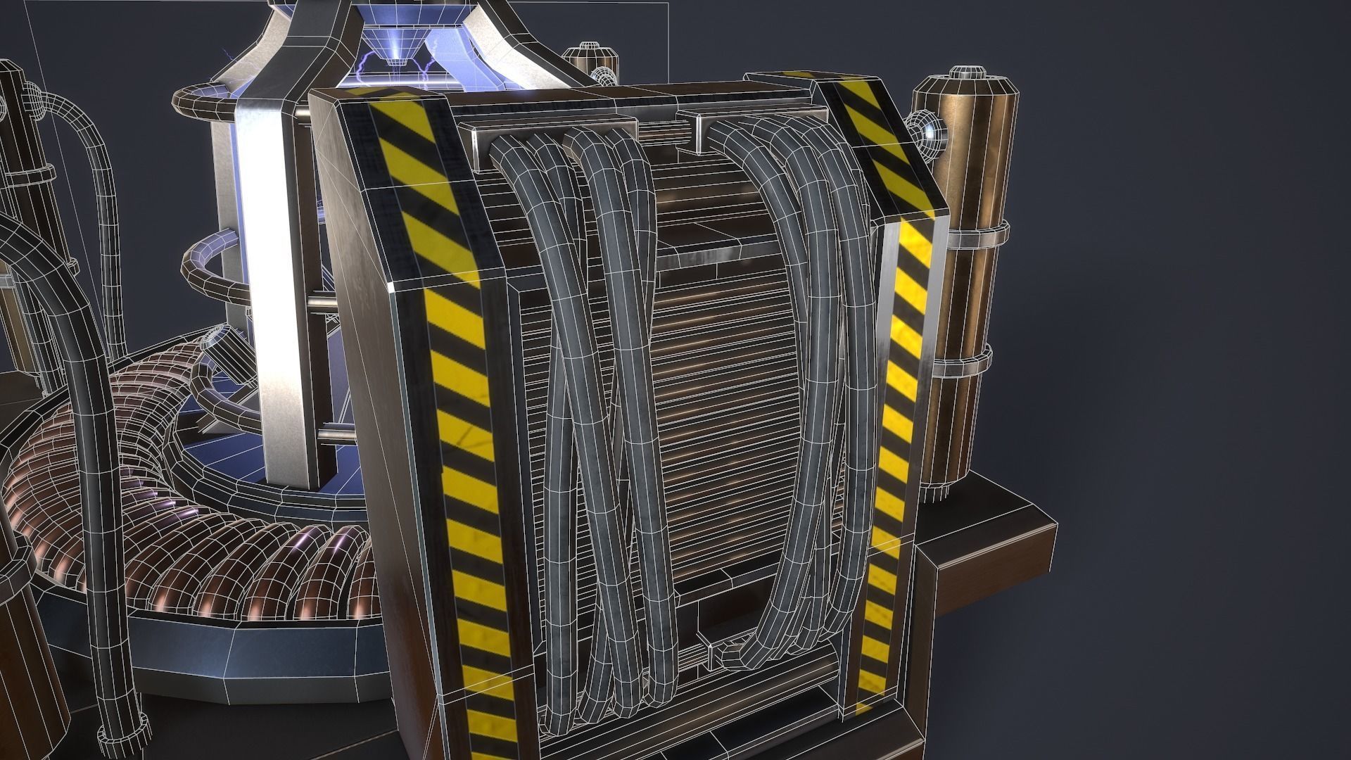 3D model Sci-Fi Reactor Core VR / AR / low-poly animated | CGTrader