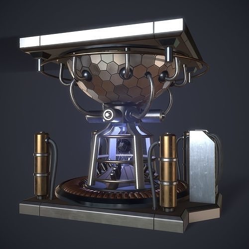 3D model Sci-Fi Reactor Core VR / AR / low-poly animated | CGTrader