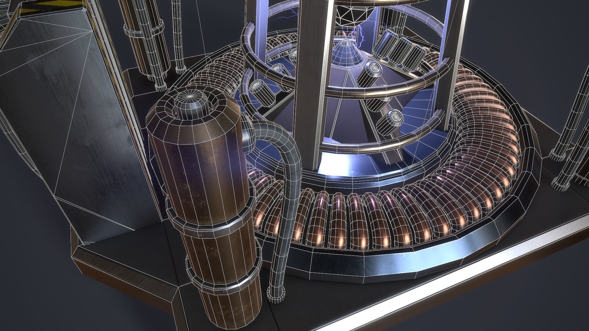 3D model Sci-Fi Reactor Core VR / AR / low-poly animated | CGTrader