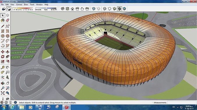 Stadium SKP 13 3D model | CGTrader