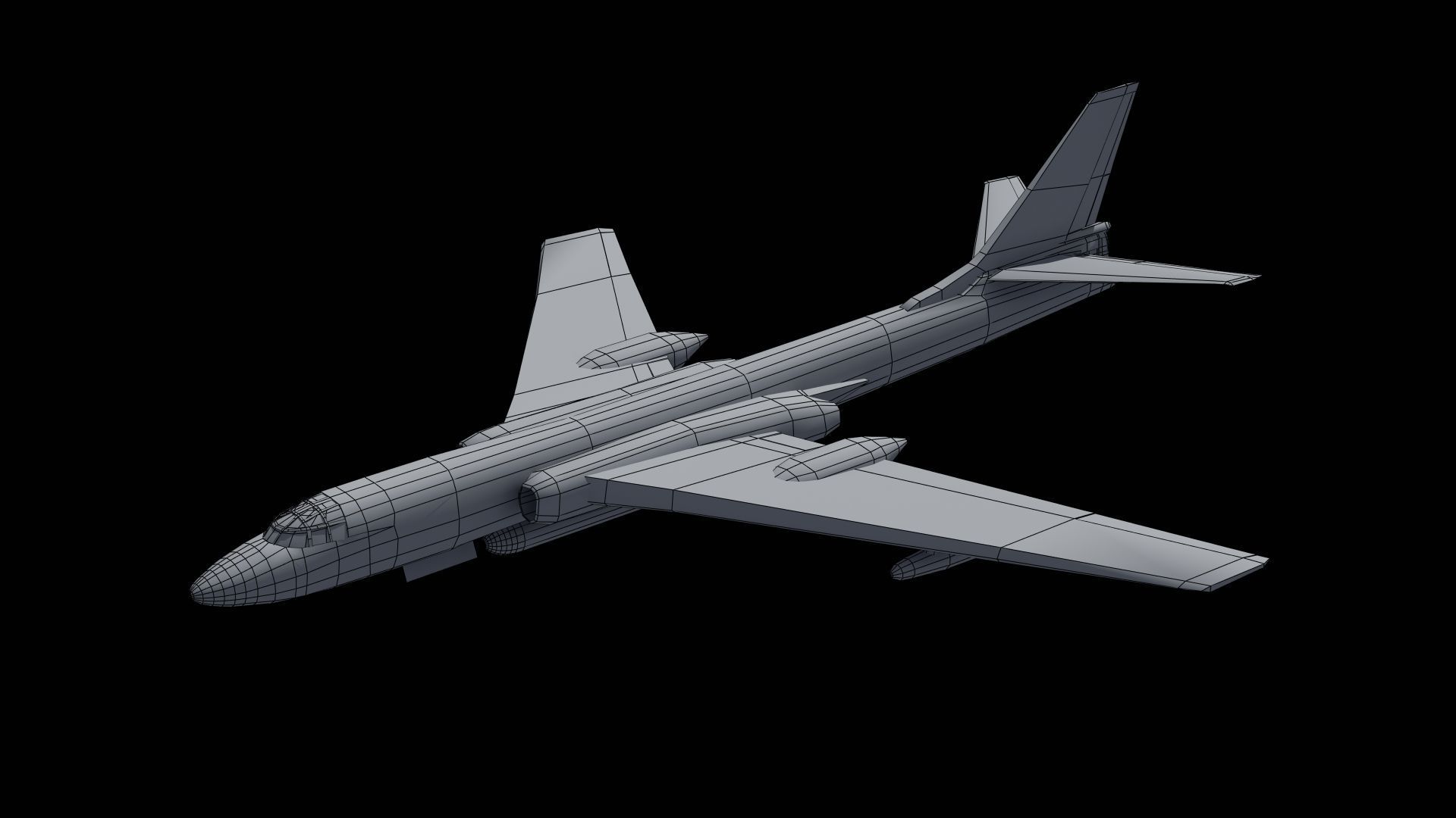 3D model H-6K Bomber VR / AR / low-poly | CGTrader