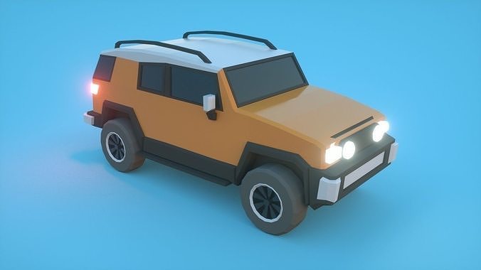 3D model Low-poly SUV VR / AR / low-poly | CGTrader