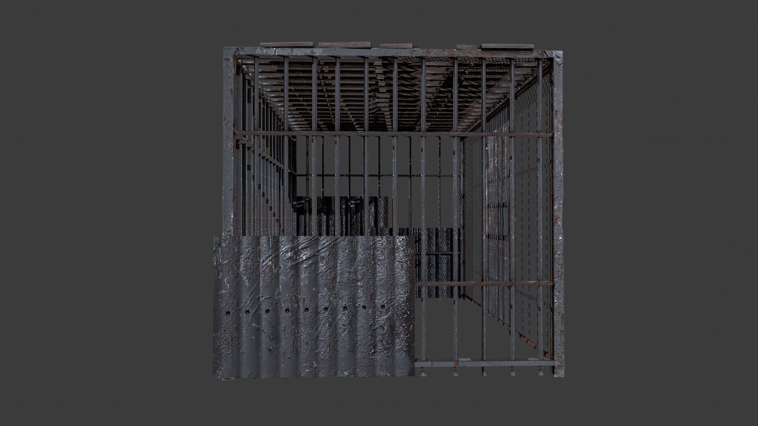 3D model outdoor prison cell VR / AR / low-poly | CGTrader