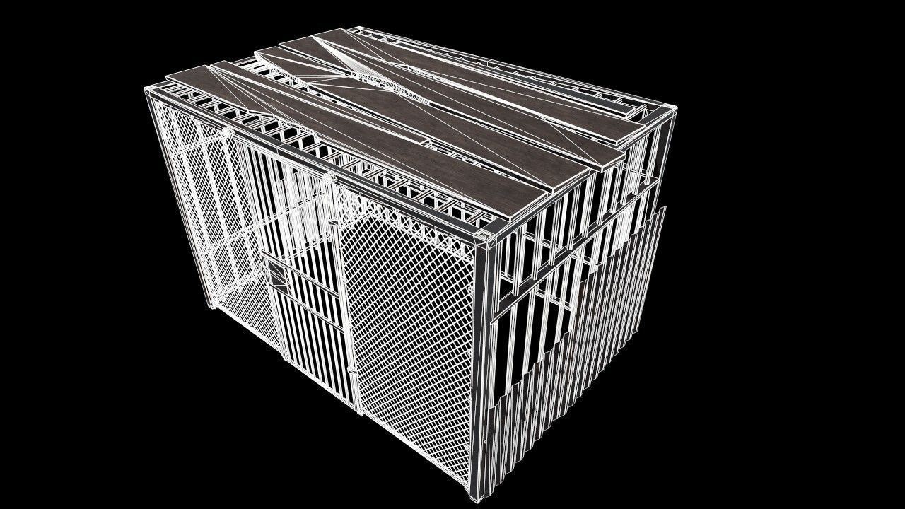 3D model outdoor prison cell VR / AR / low-poly | CGTrader