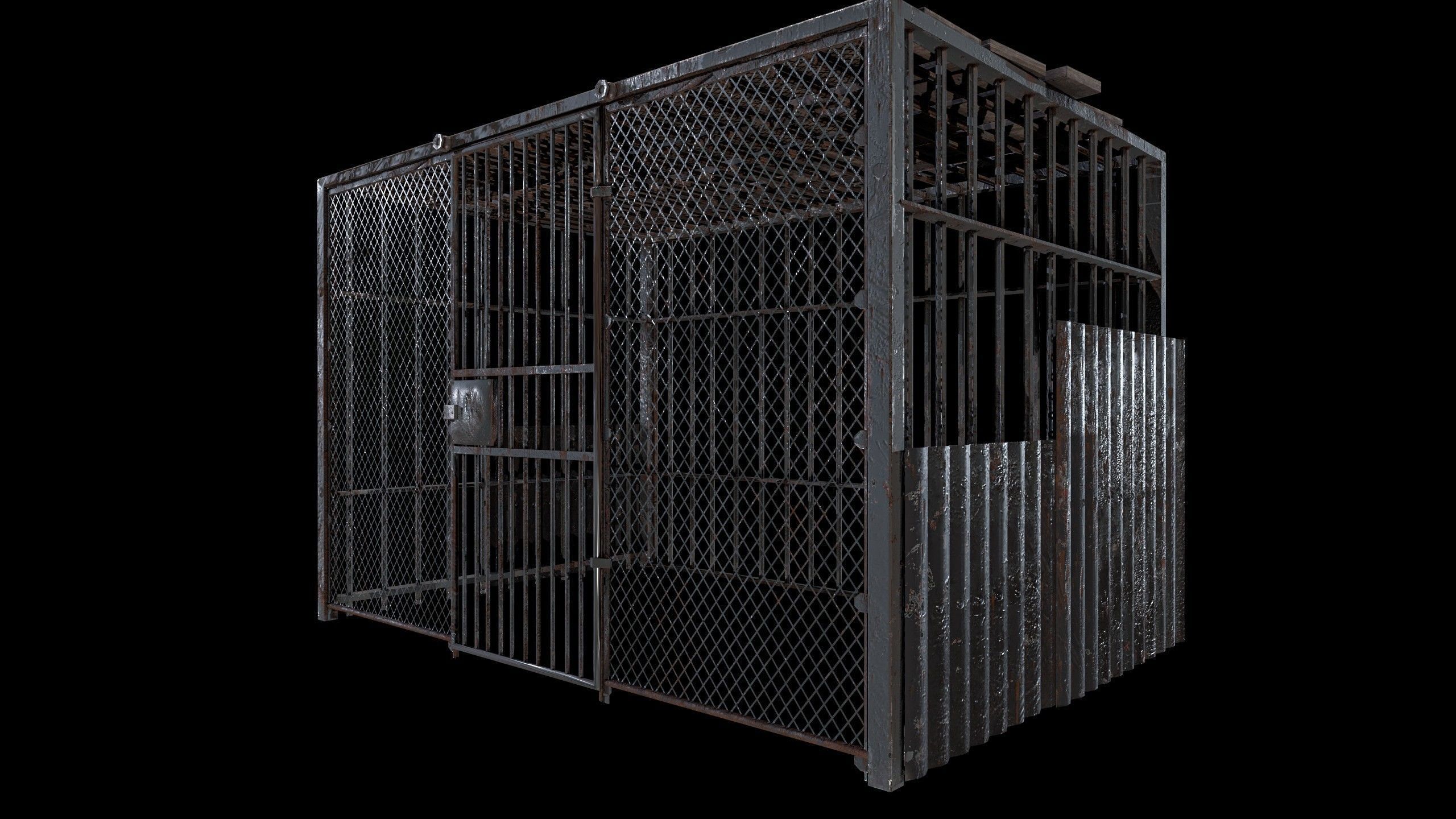 3D model outdoor prison cell VR / AR / low-poly | CGTrader