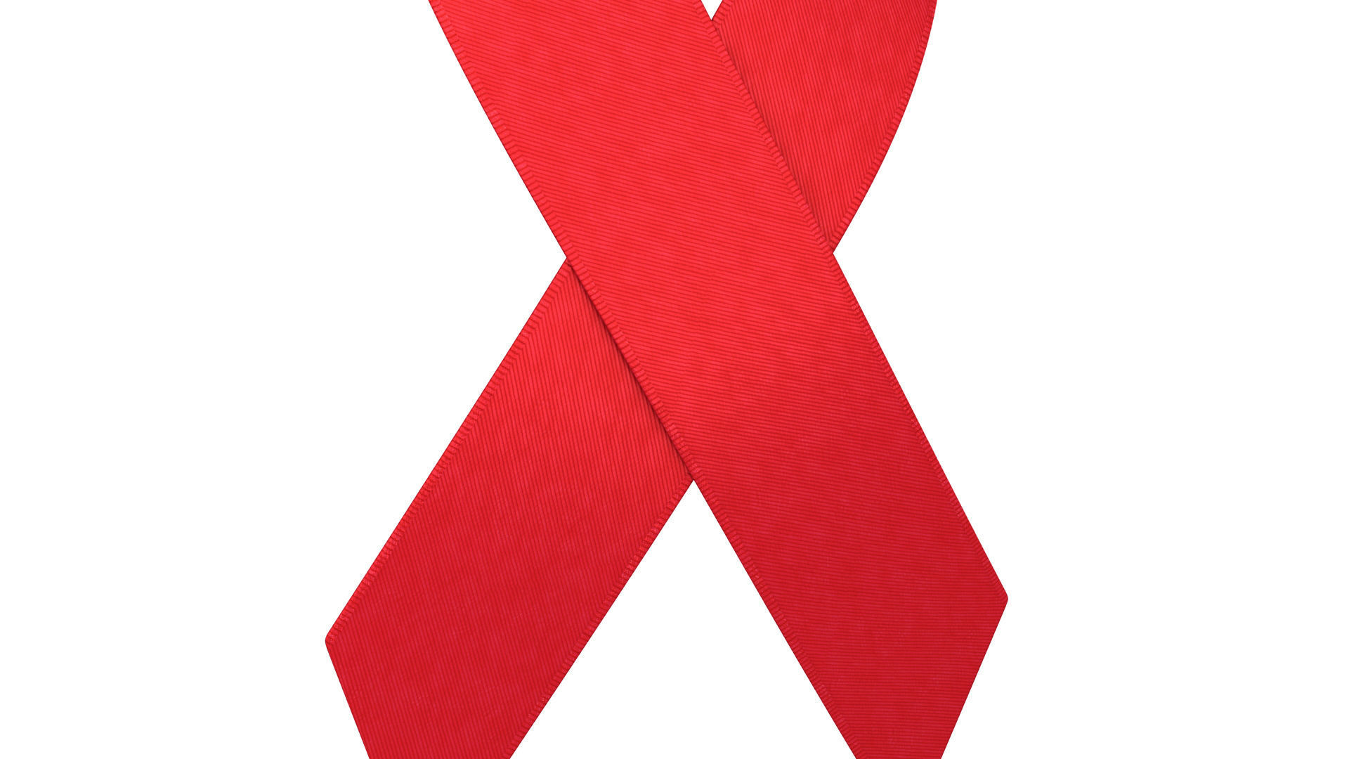 Red ribbon 3D model | CGTrader