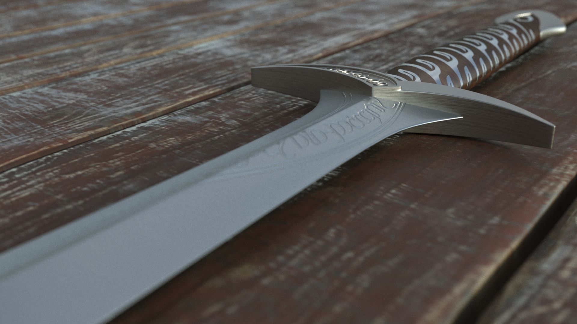 Sting Sword Lord Of The Rings Frodo 3D model | CGTrader