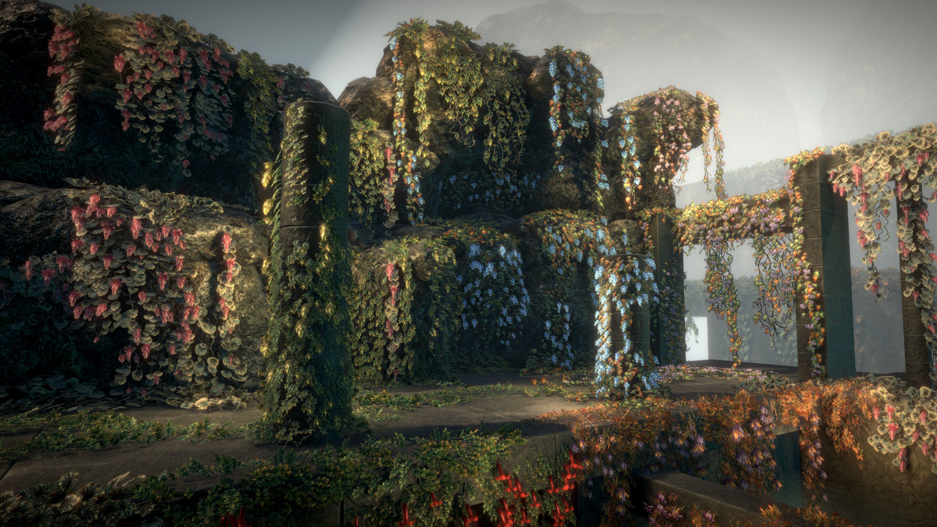 3D model Flowering ivy VR / AR / low-poly | CGTrader