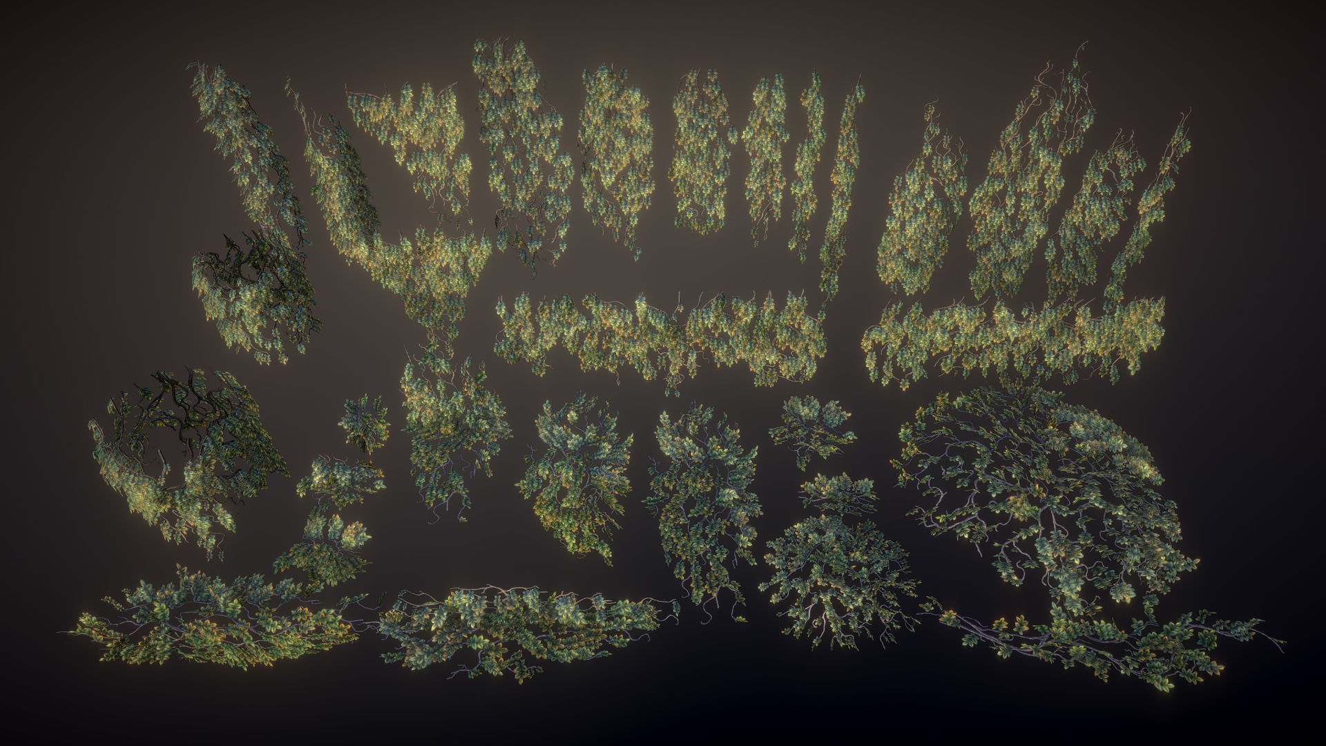 3D model Flowering ivy VR / AR / low-poly | CGTrader