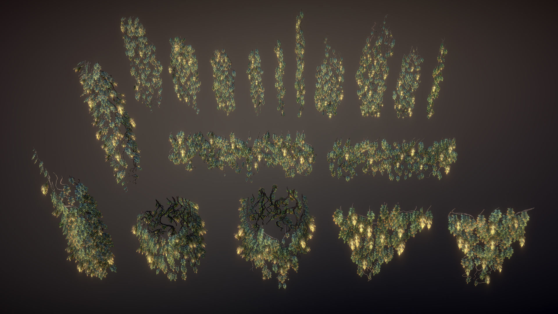 3D model Flowering ivy VR / AR / low-poly | CGTrader