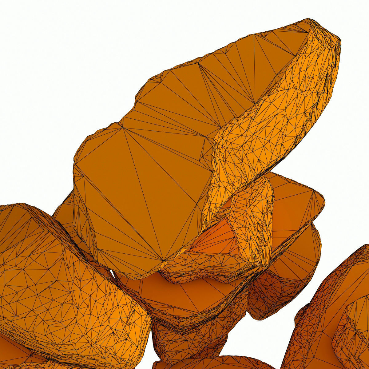 Rock stone plate splinter n1 3D model | CGTrader