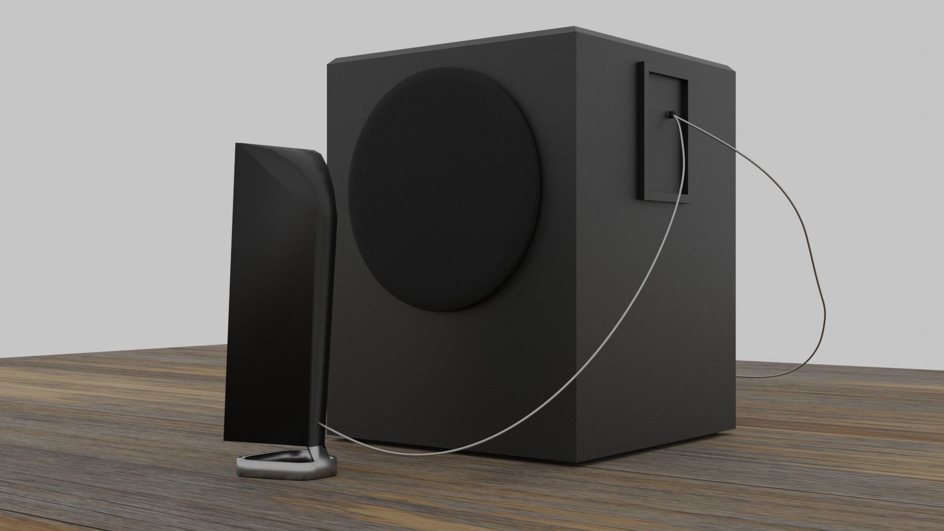 Speaker System free 3D model | CGTrader