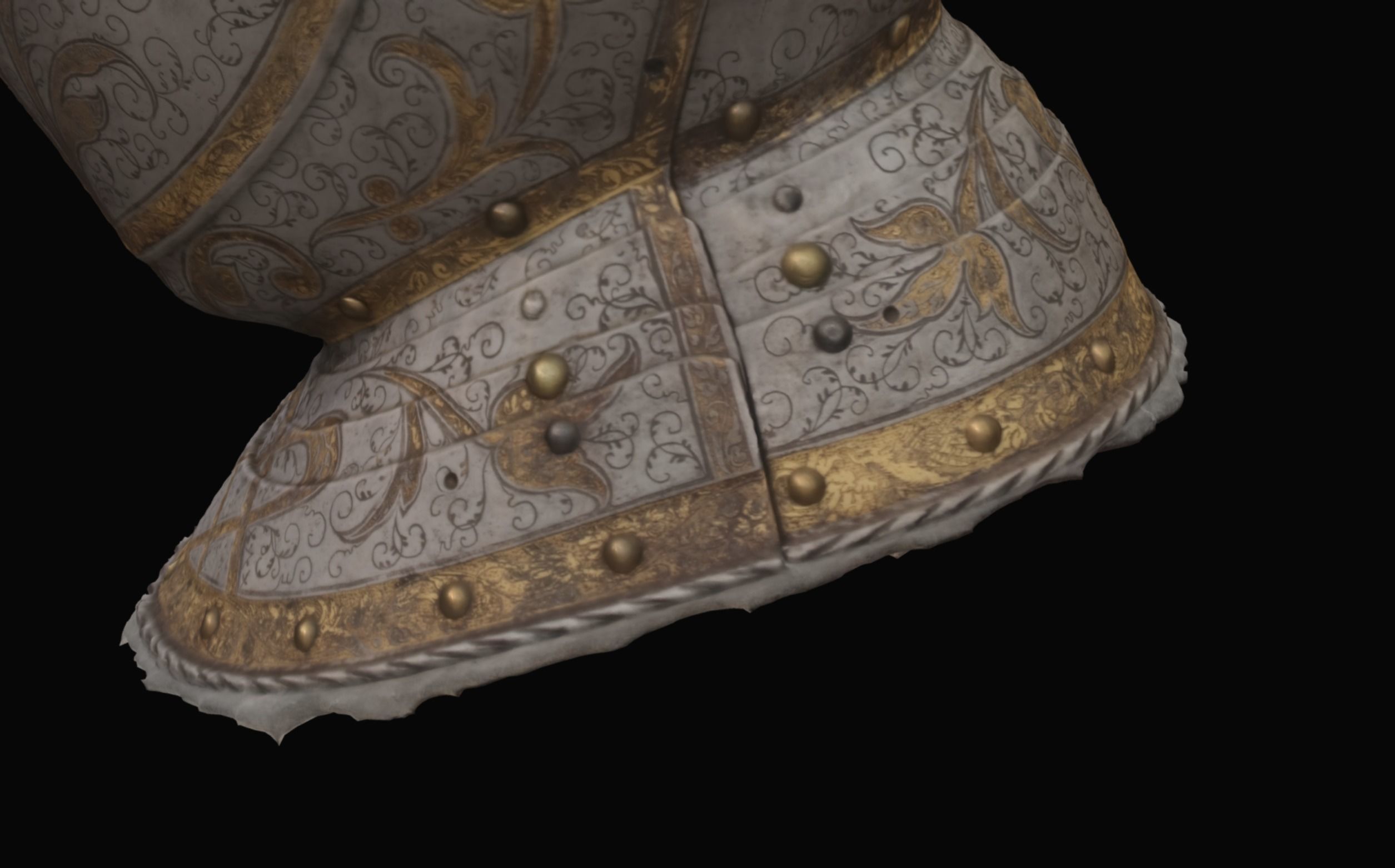 Gold and Silver Knights Helmet Photogrammetry scan 3D model | CGTrader