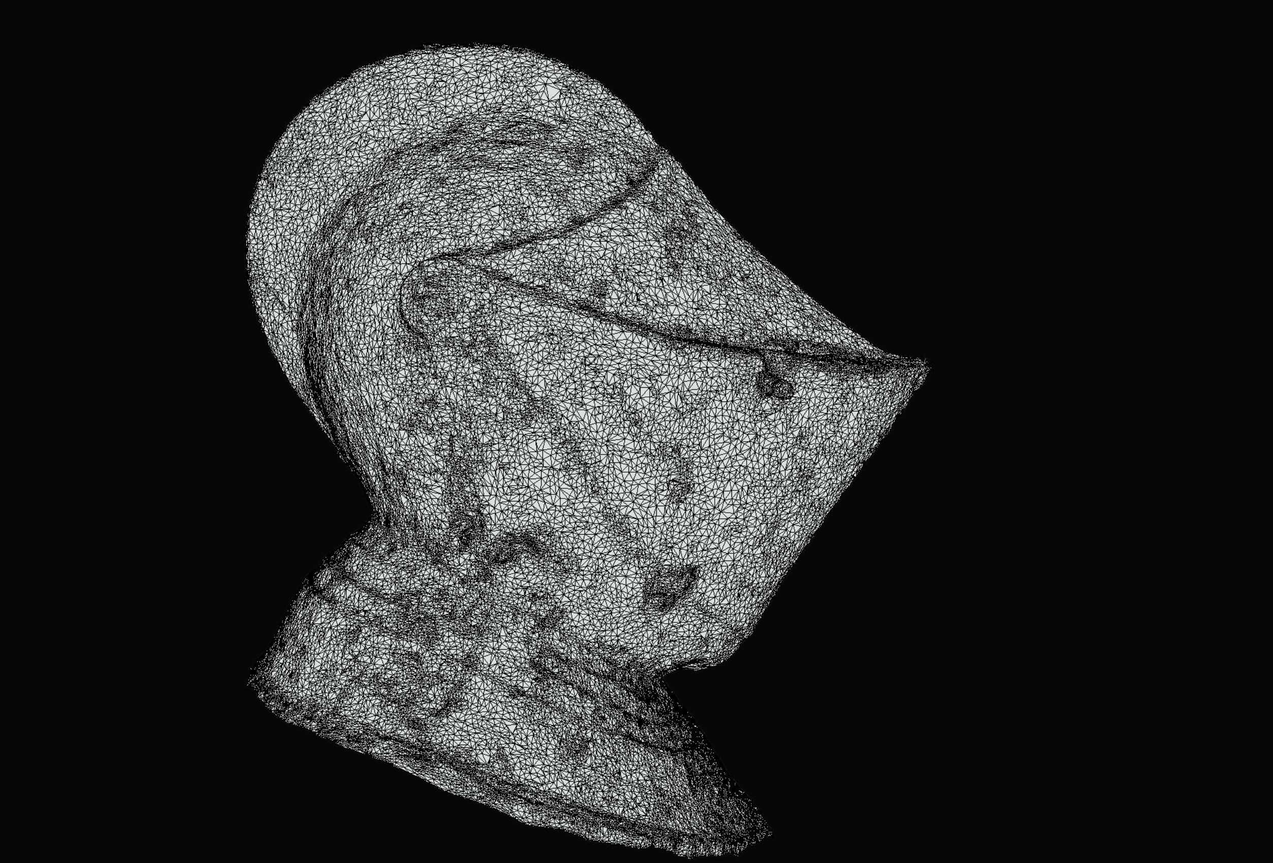 Gold and Silver Knights Helmet Photogrammetry scan 3D model | CGTrader